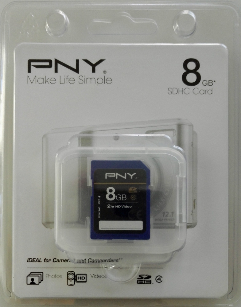 PNY 8GB Speicherkarte SDHC Class 4 | Rest-/Sonderposten | TV-Ersatzteile.de